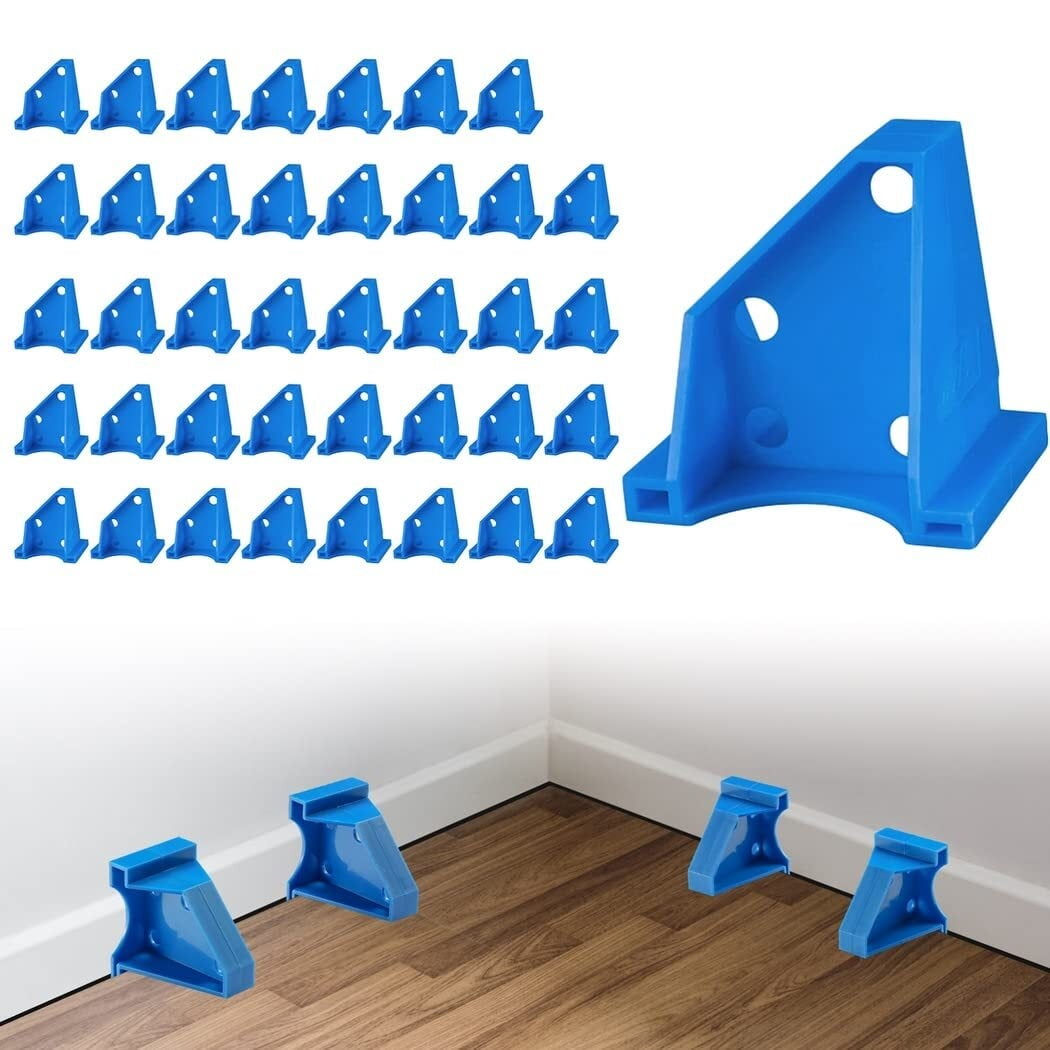 40PCS Flooring Spacers, 2 in 1 Laminate Flooring Spacers with 1/2" & 1/ ...