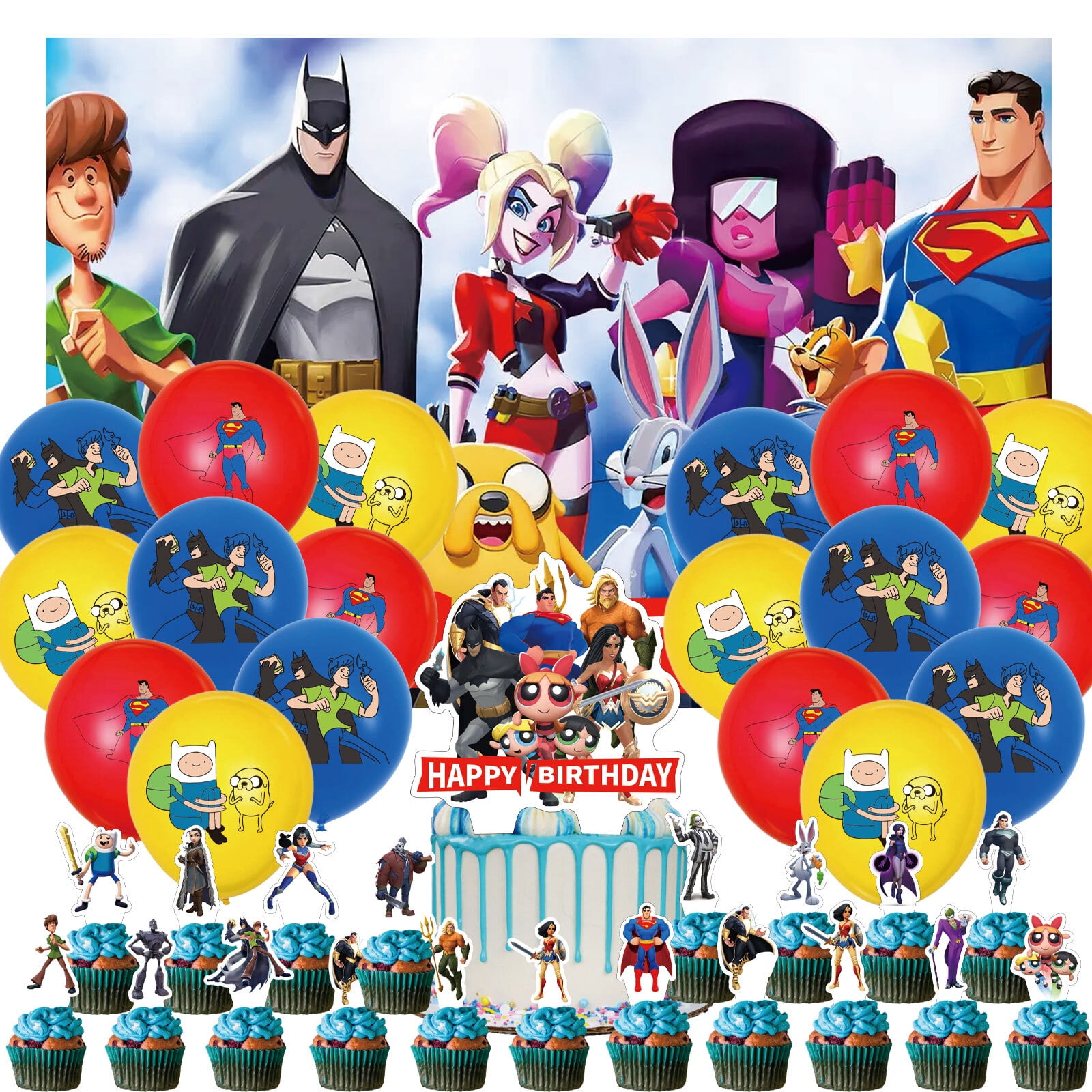 40PCS For MultiVersus Cartoon Themed Party Decorations and Favors Set ...