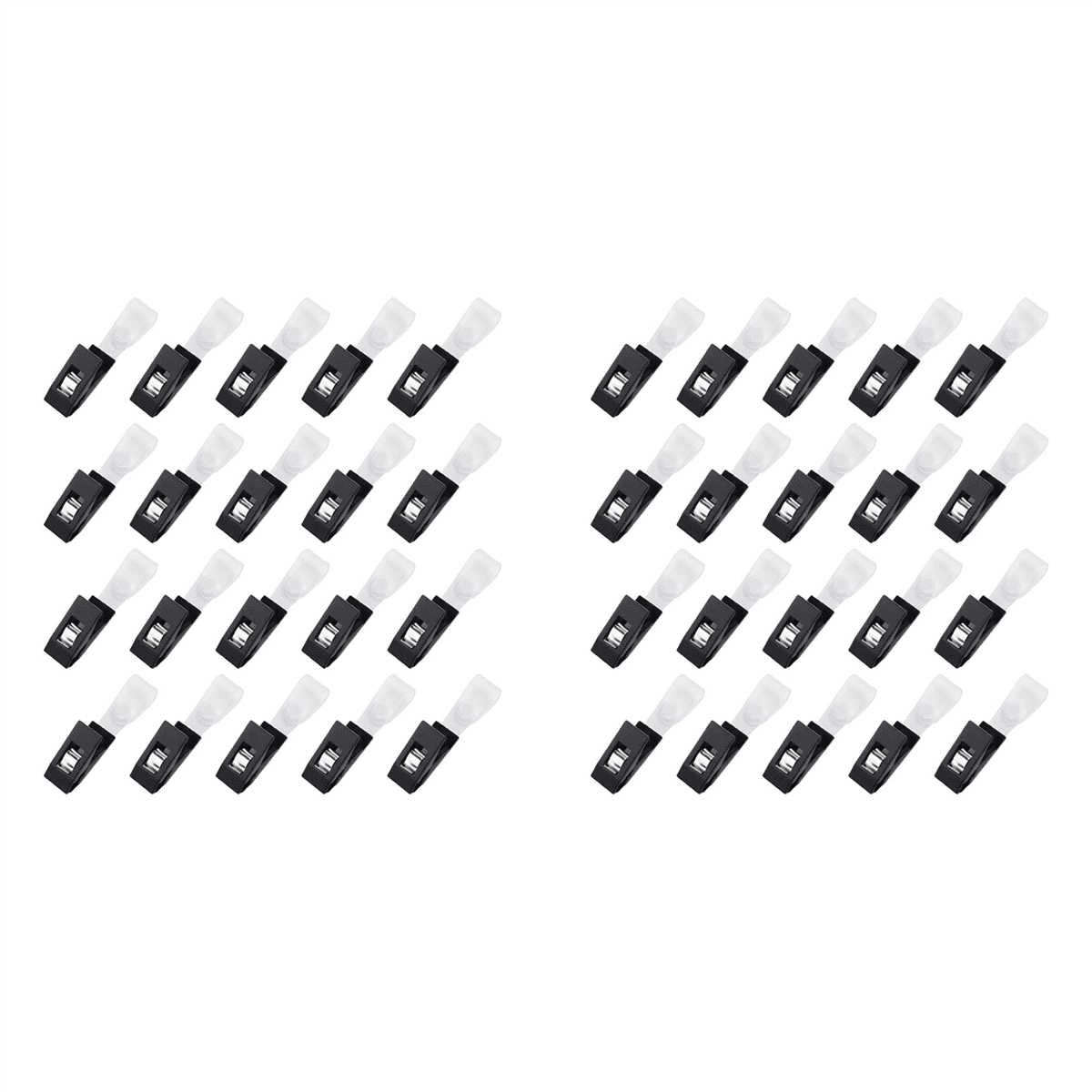 40PCS Garden Flag Clips,Garden Stoppers Small Anti-Wind Clip,Lawn Yard ...