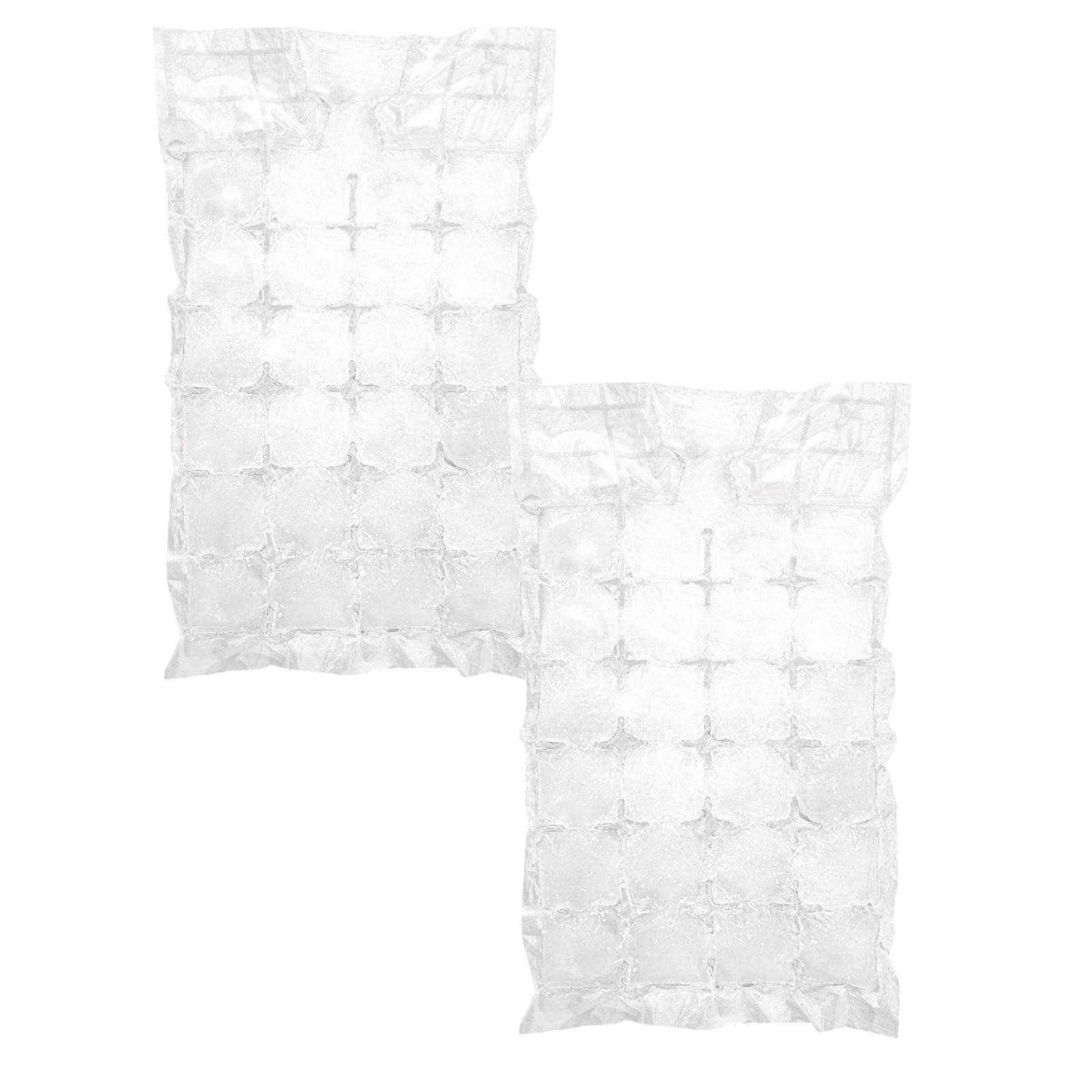 40PCS Ice Cube Bags for Freezer – 24 Grid Stackable Disposable Bags ...