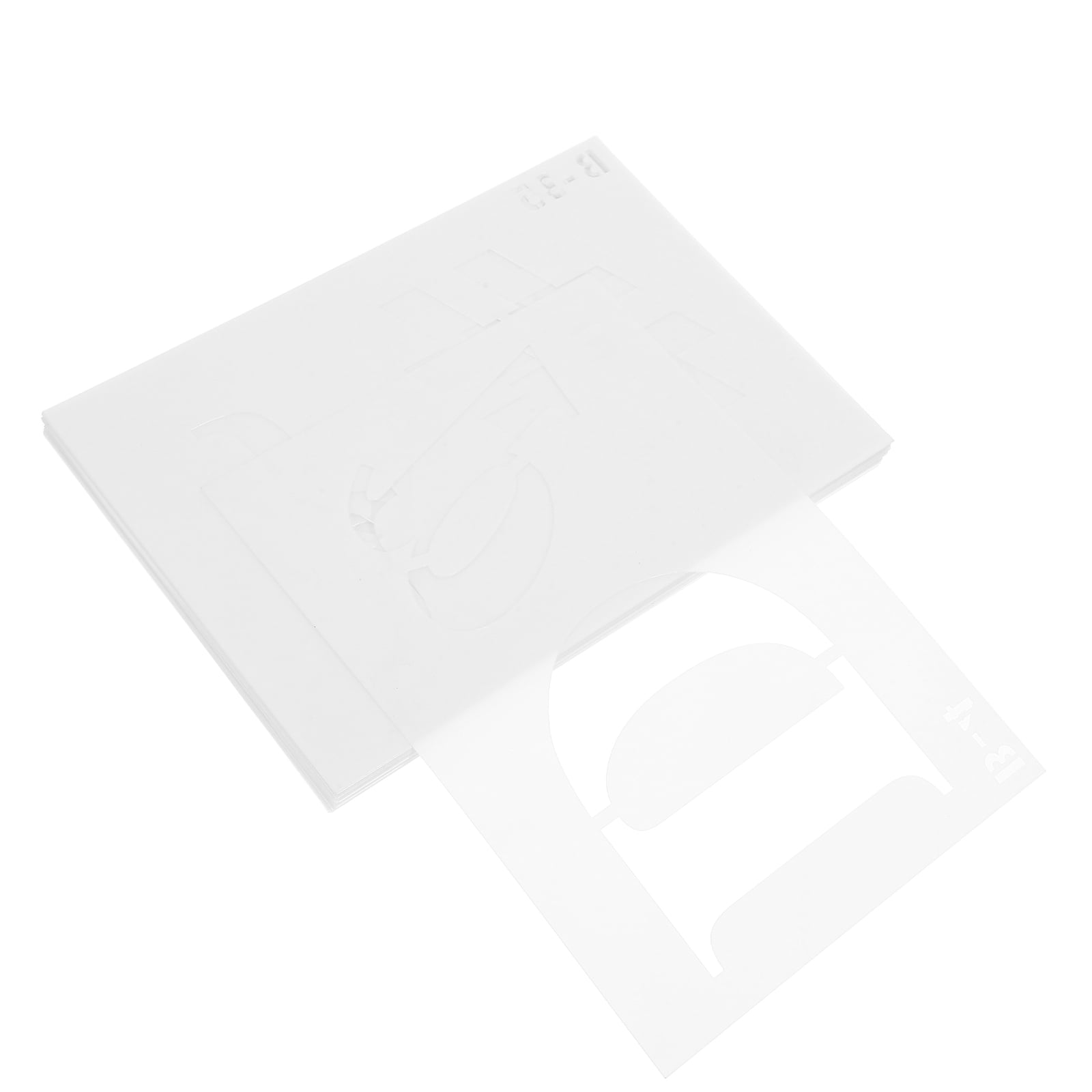 40PCS Letter and Number Templates Crafting DIY Templates Reusable ...