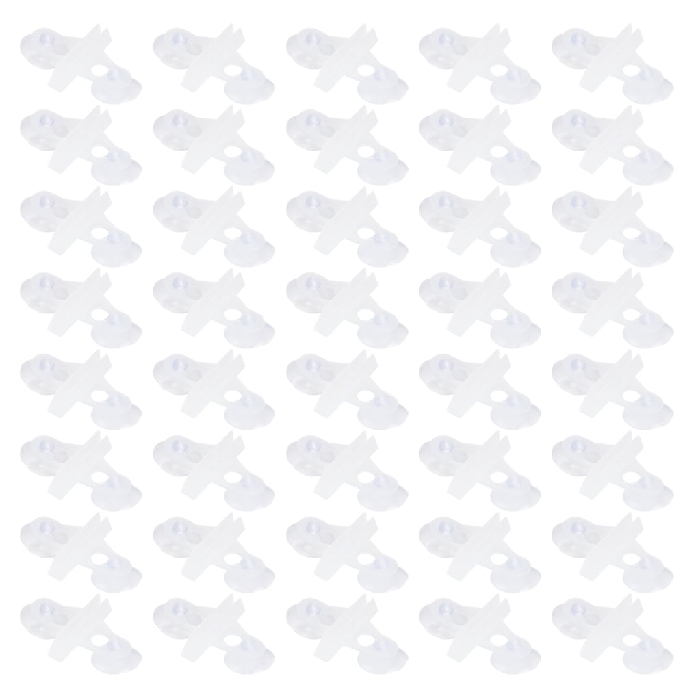 40PCS PVC Aquarium Fish Tank Suction Cup Separating Board Divider ...