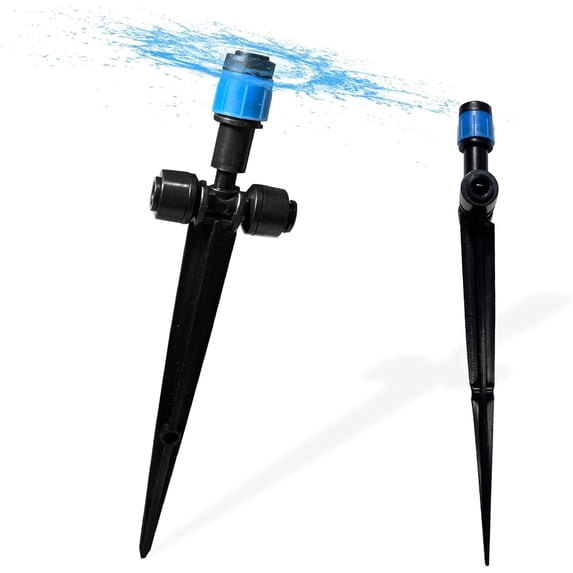 40PCS Push-to-Connect Drip Irrigation Emitters for 1/4 inch Irrigation ...