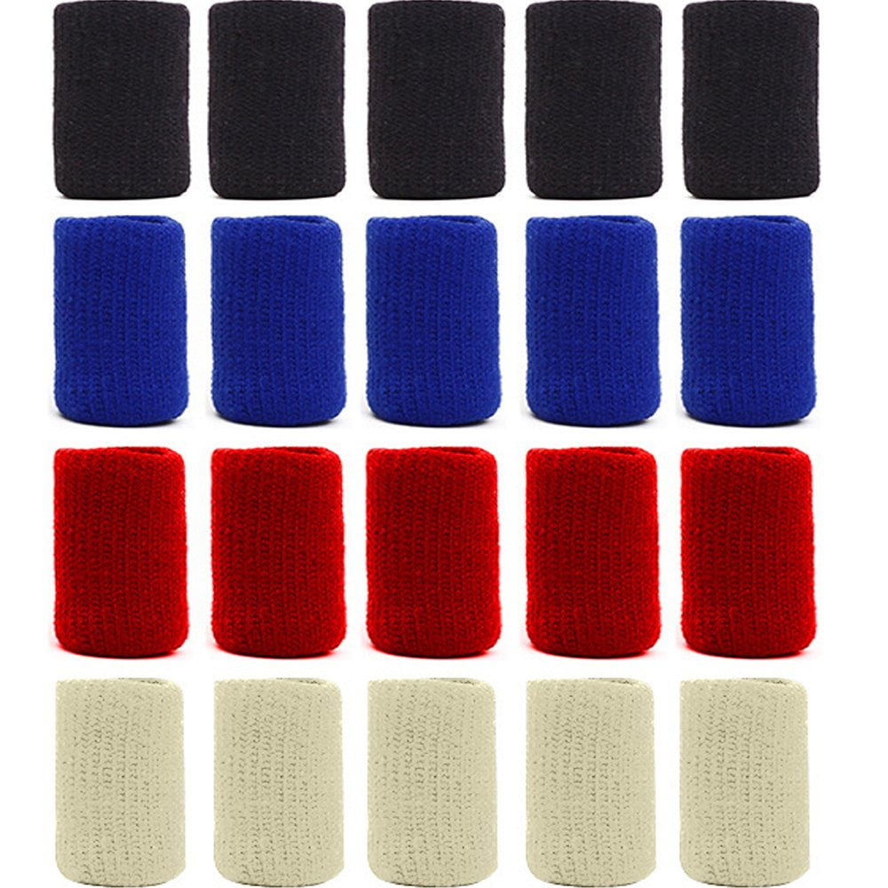 40PCS Sports Finger Splint Guard Bands Finger Sleeves Thumb Braces ...