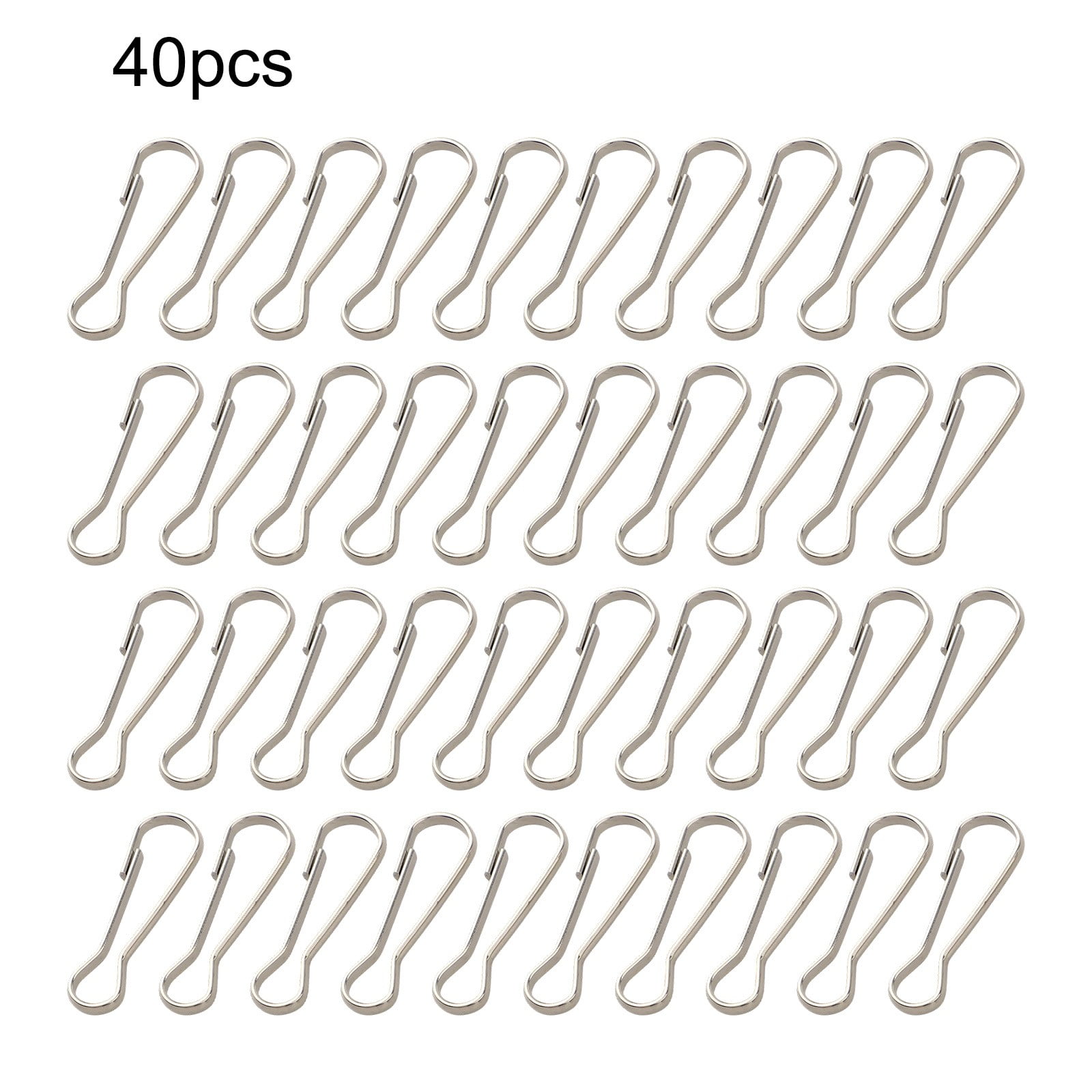 40PCS Stainless Steel Flag Pole Clips 2 Inch Premium Boat Flag Pole ...