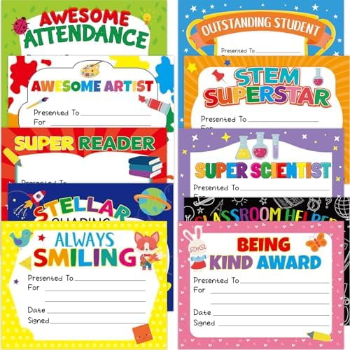 40PCS Student of Award Certificates End of School Year Superlatives ...