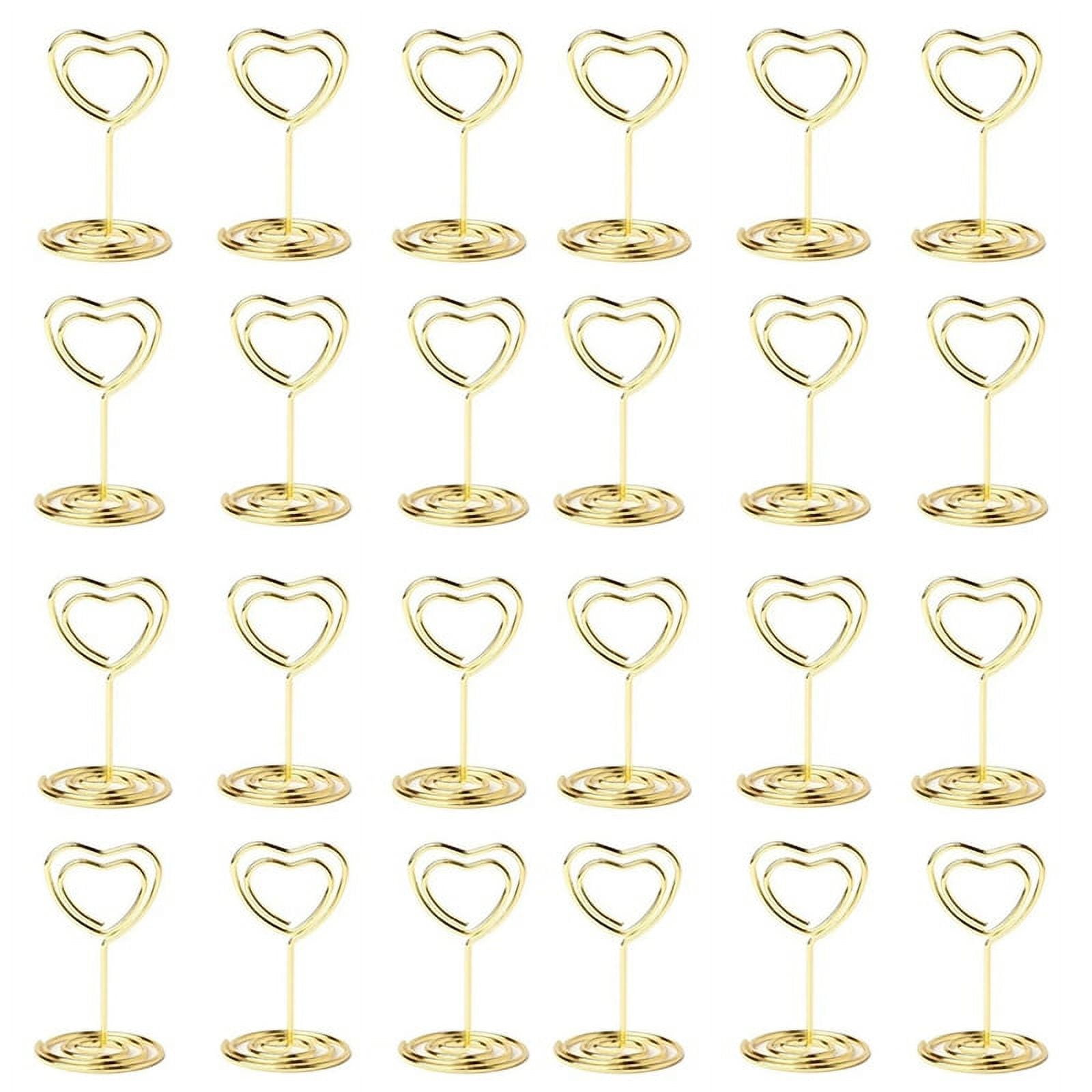 40PCS Table Number Holders Place Card Holder Cards Stand Name Menu ...