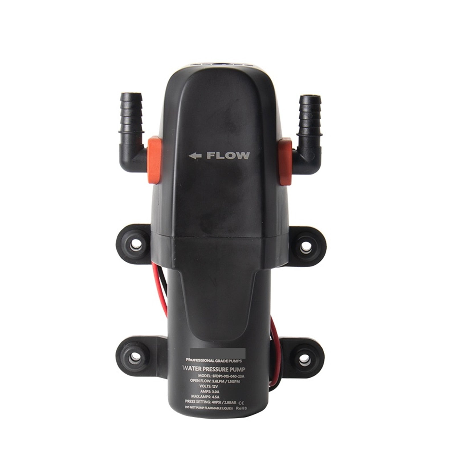40PSI 12V Marine Water Pump Diaphragm Self Priming Pump Boat ...