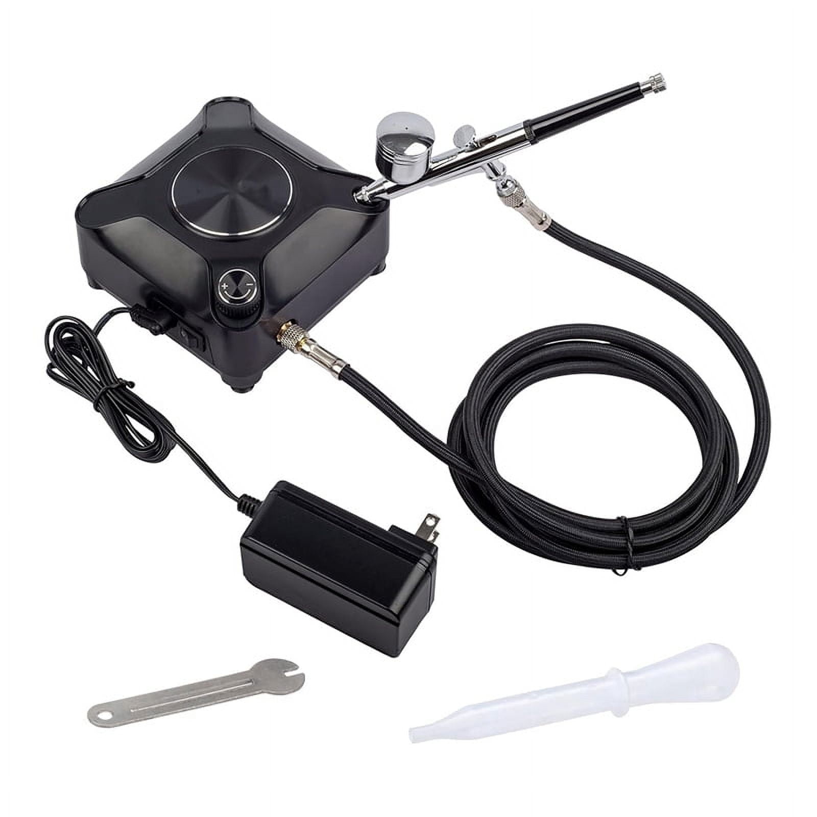 40PSI Adjustable Output Airbrush Kit Dual ActionAir Brush Compressor ...