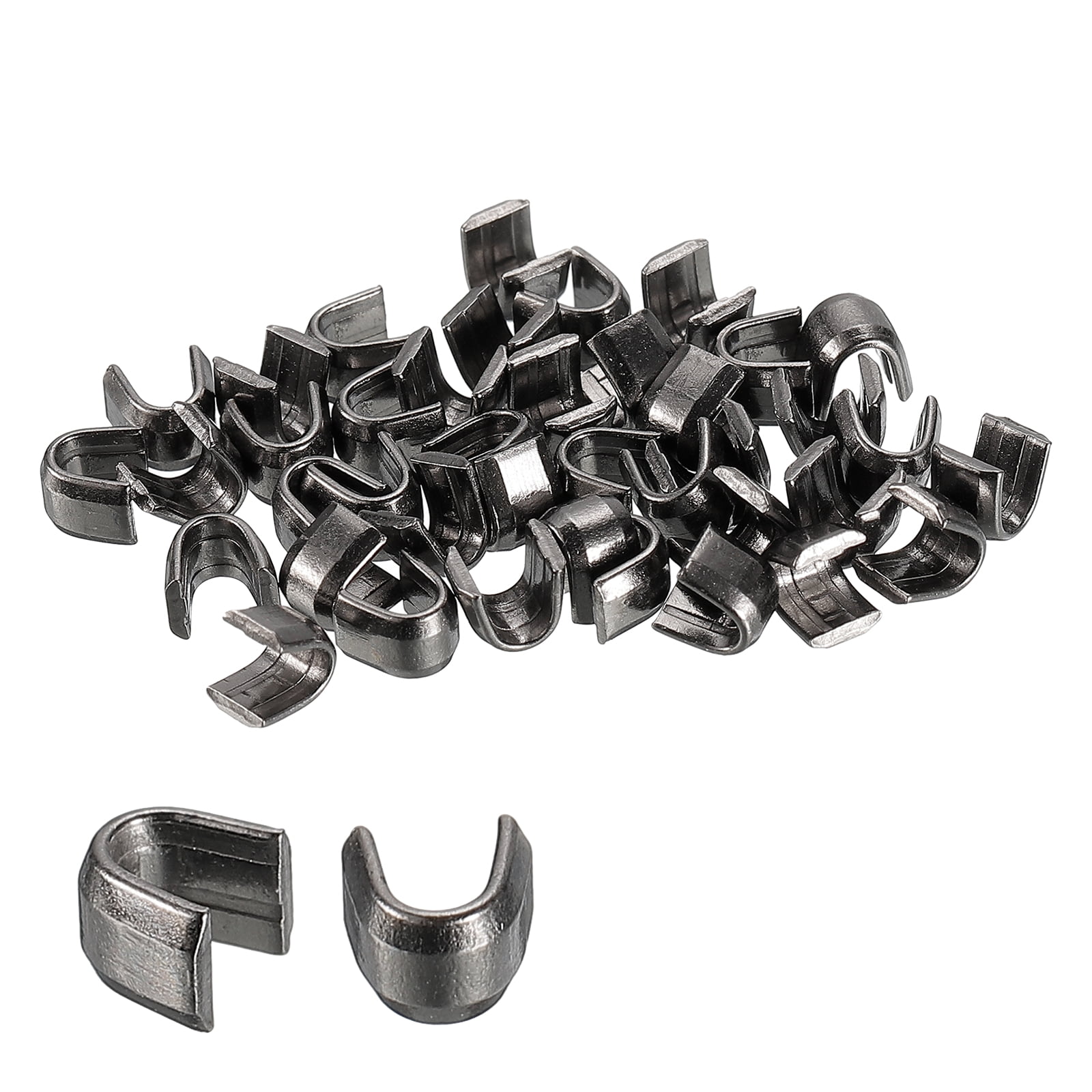 40Pack #10 U Shape Top Stoppers for Bags Coats Jackets Zippers ...