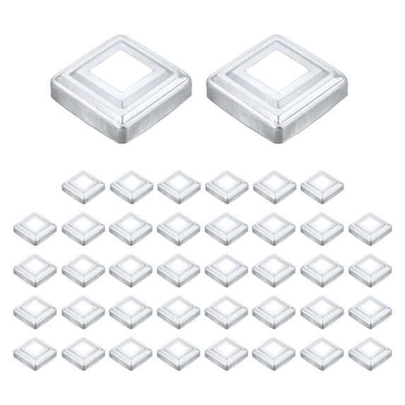 40Pack Post Base Cover, 3x3 Metal Integral Style Post Skirt Porch ...