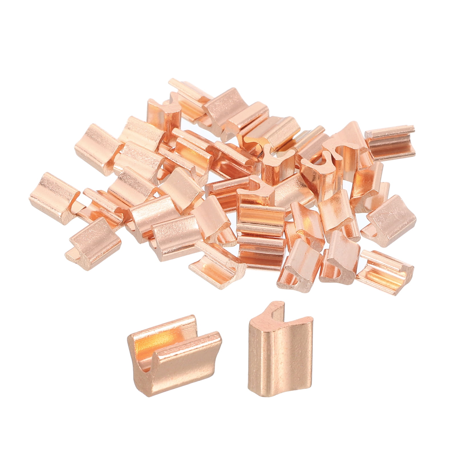 40Pack Zipper Slider Retainers - #5 Top Stoppers for Zippers Replacing ...