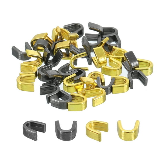 40Pack Zipper Slider Retainers - #5 U Shape Top Stoppers for Zippers ...