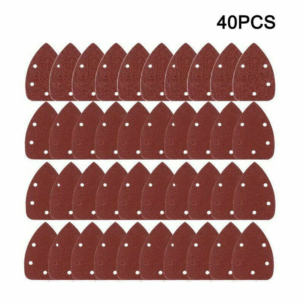 40Pc Mouse Sanding Sheets for Black and Decker Detail Palm Sander Pads ...