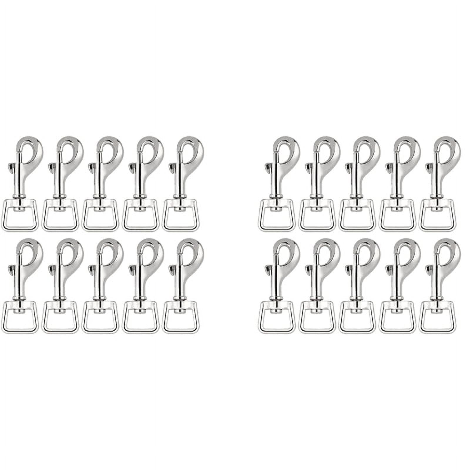 40Pc Snap Hooks for Dog Leash Collar Linking, Heavy Duty Swivel Clasp ...