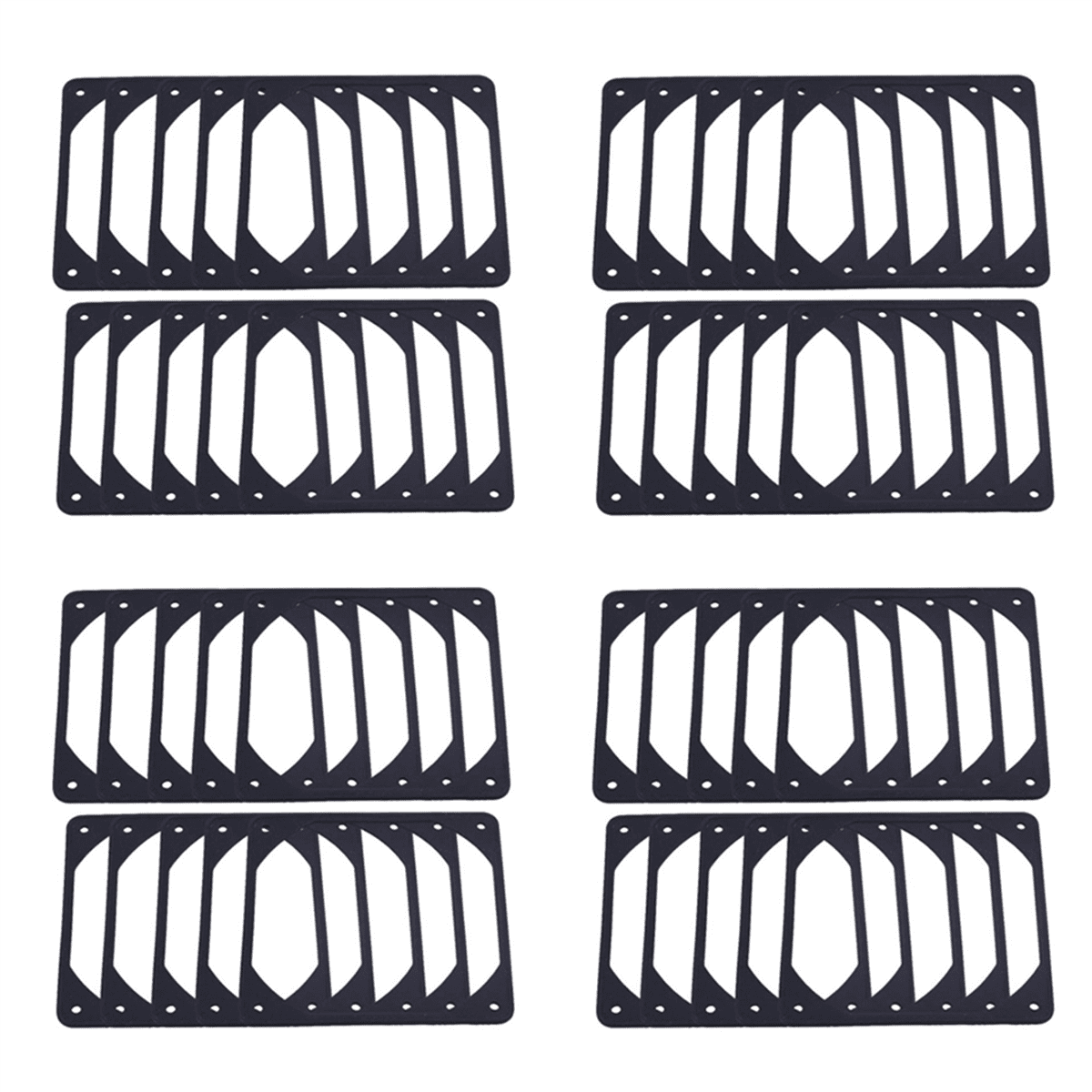40Pcs 120mm Anti-Vibration Silicon Fan Gasket Noise Reducing Gasket Pad ...
