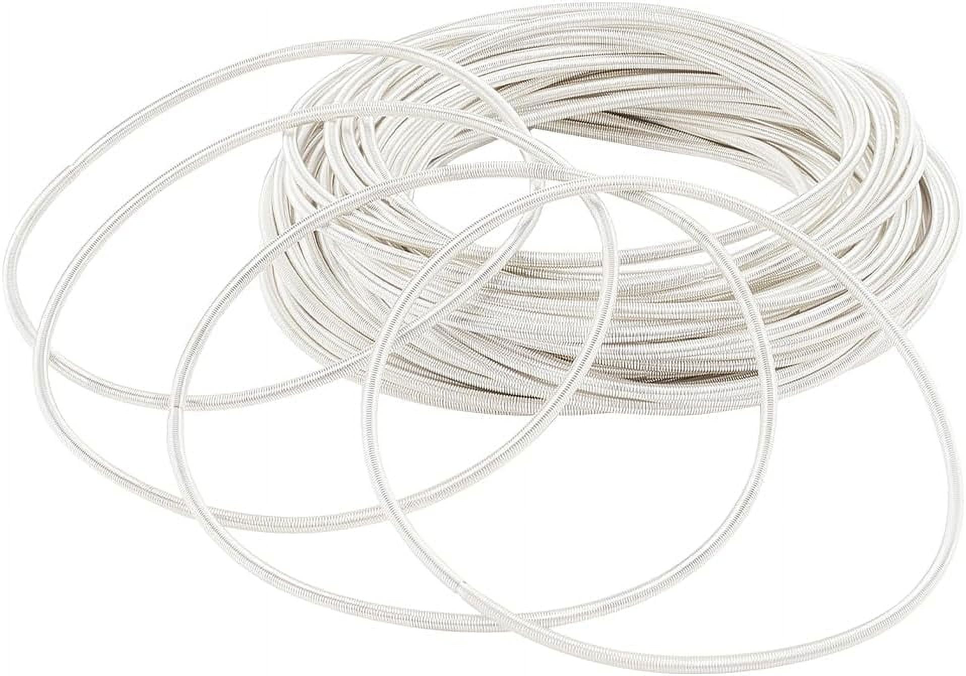 40Pcs 2-1/4 inch Guitar String Bracelets Silver Bracelets Minimalist ...