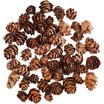 kiskick 20Pcs Mini Decorative Fake Pine Cones, Small DIY Craft for Home ...