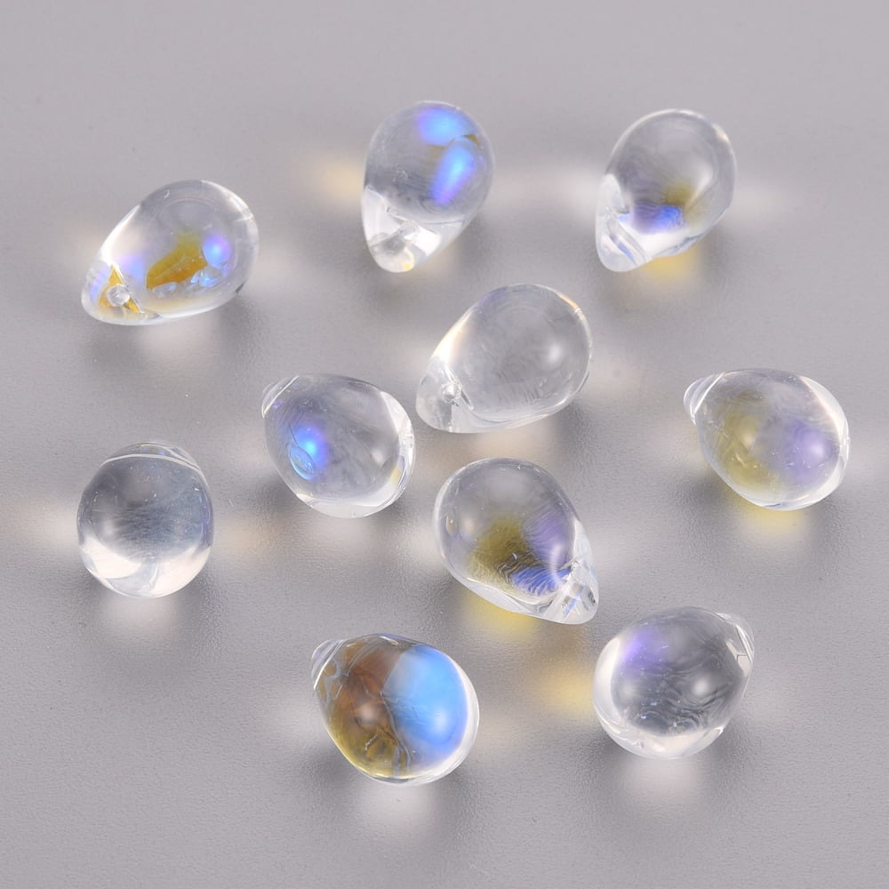 40Pcs 2 Colors 304 Stainless Steel Cabochons Clover Golden & Stainless ...