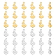40Pcs 2 Colors 304 Stainless Steel Laser Cut Fruit Links Cherry ...