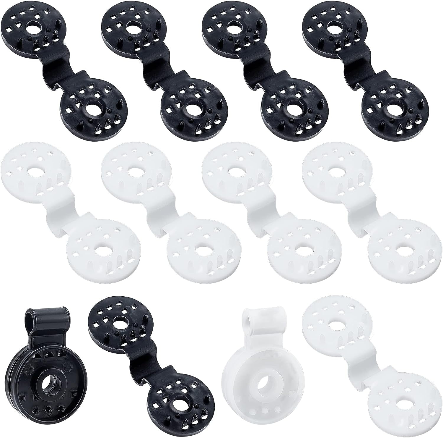 40Pcs 2 Colors Shade Cloth Plastic Clips Plastic Sunshade Clips ...