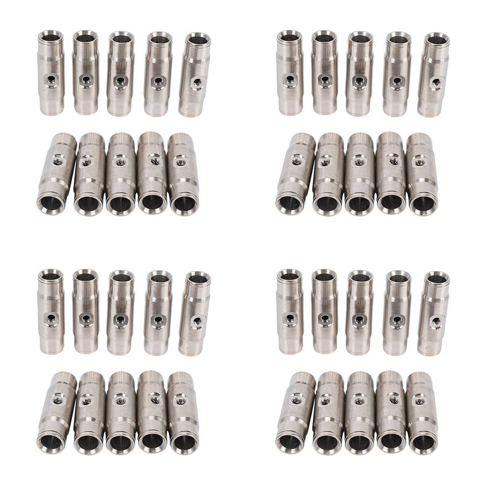 40Pcs 3/8 Inch Slip Lok Misting Nozzle Coupling Tees 10/24 UNC 1000 PSI ...