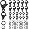 40Pcs 304 Stainless Steel Lobster Claw Clasps with 40Pcs Open Jump ...