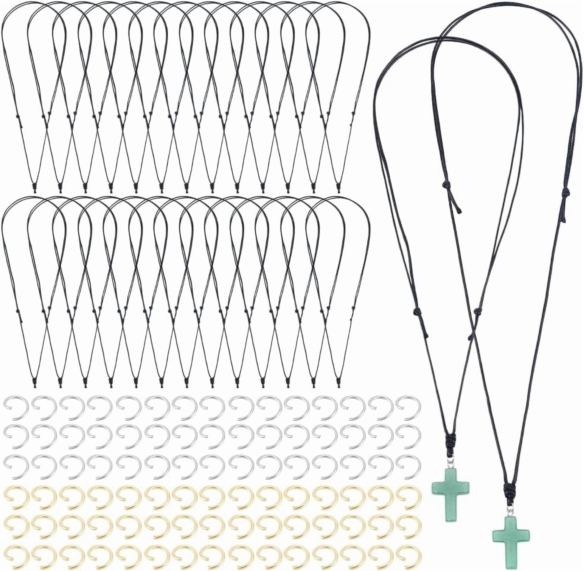 40Pcs 33.7 Inch Adjustable Necklace Cord Vintage Necklace Cord Rope ...