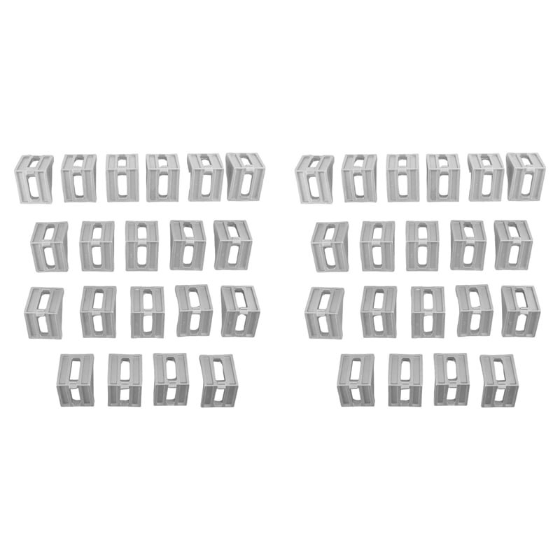 40Pcs 4040 Aluminum Corner Brackets Corner Fitting Angle 40 x 35 ...