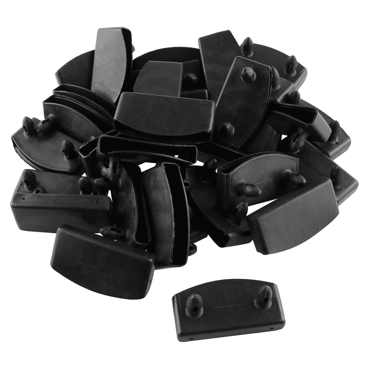 40Pcs 57X9mm Plastic Bed Slat End Caps Holders Connector Furniture ...