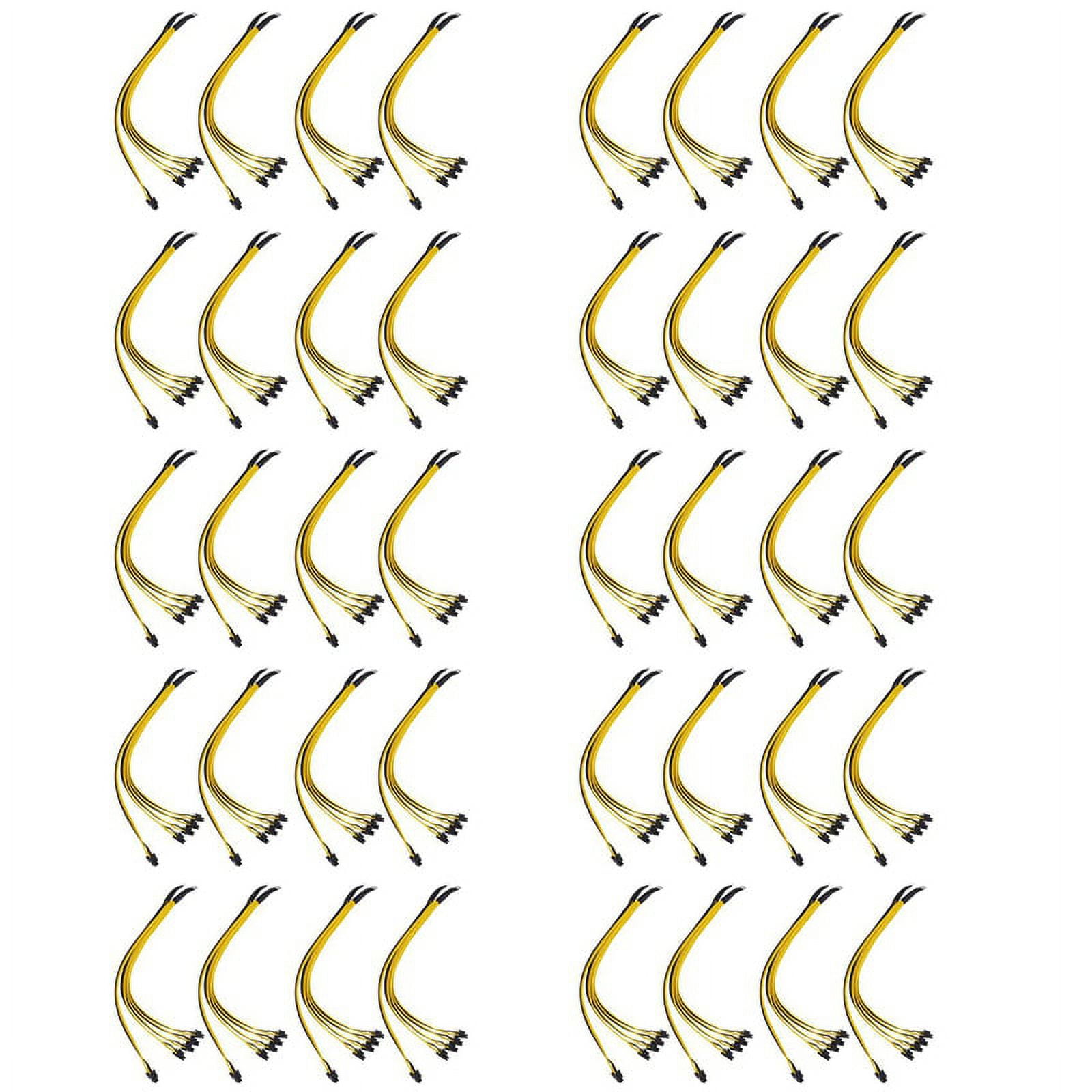 40Pcs 6Pin Connector Sever Power Supply Cable PCIe Express for P3 S7 S9 ...