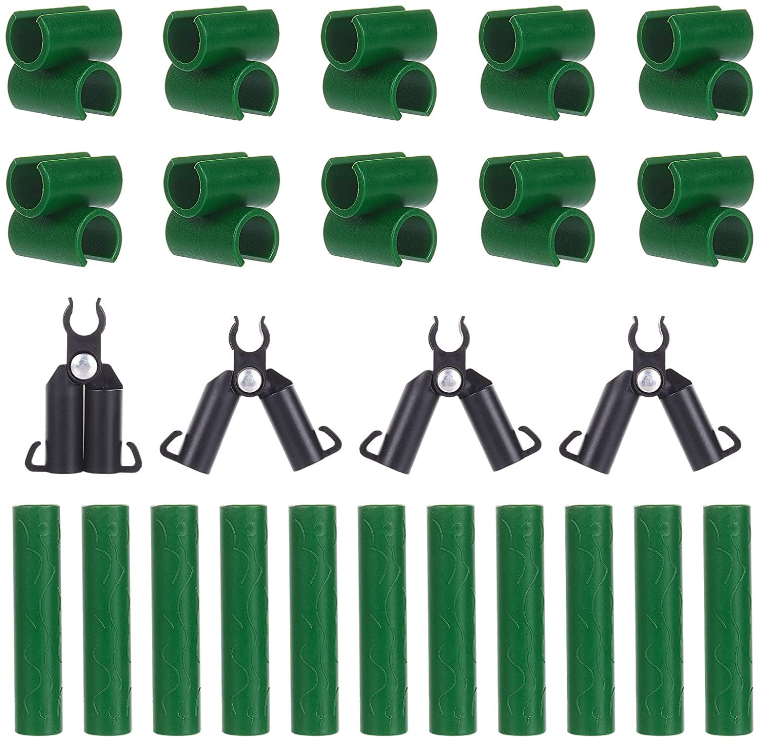 40Pcs Adjustable Plant Trellis Connector Clip 3 Different Types of ...