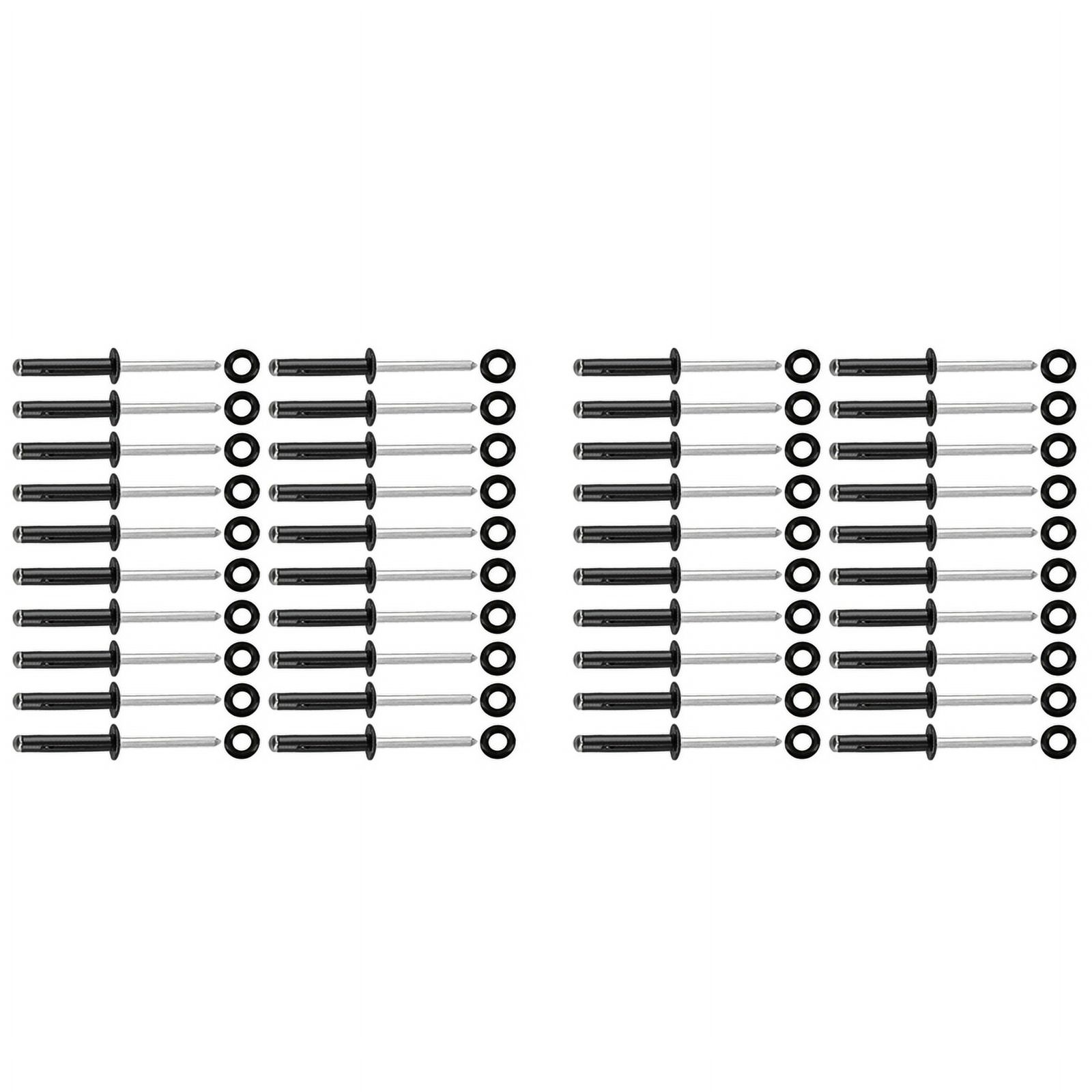 40Pcs Aluminum Kayak Canoe -Grip O Rings -Fold Rivets Mounting Rivet ...