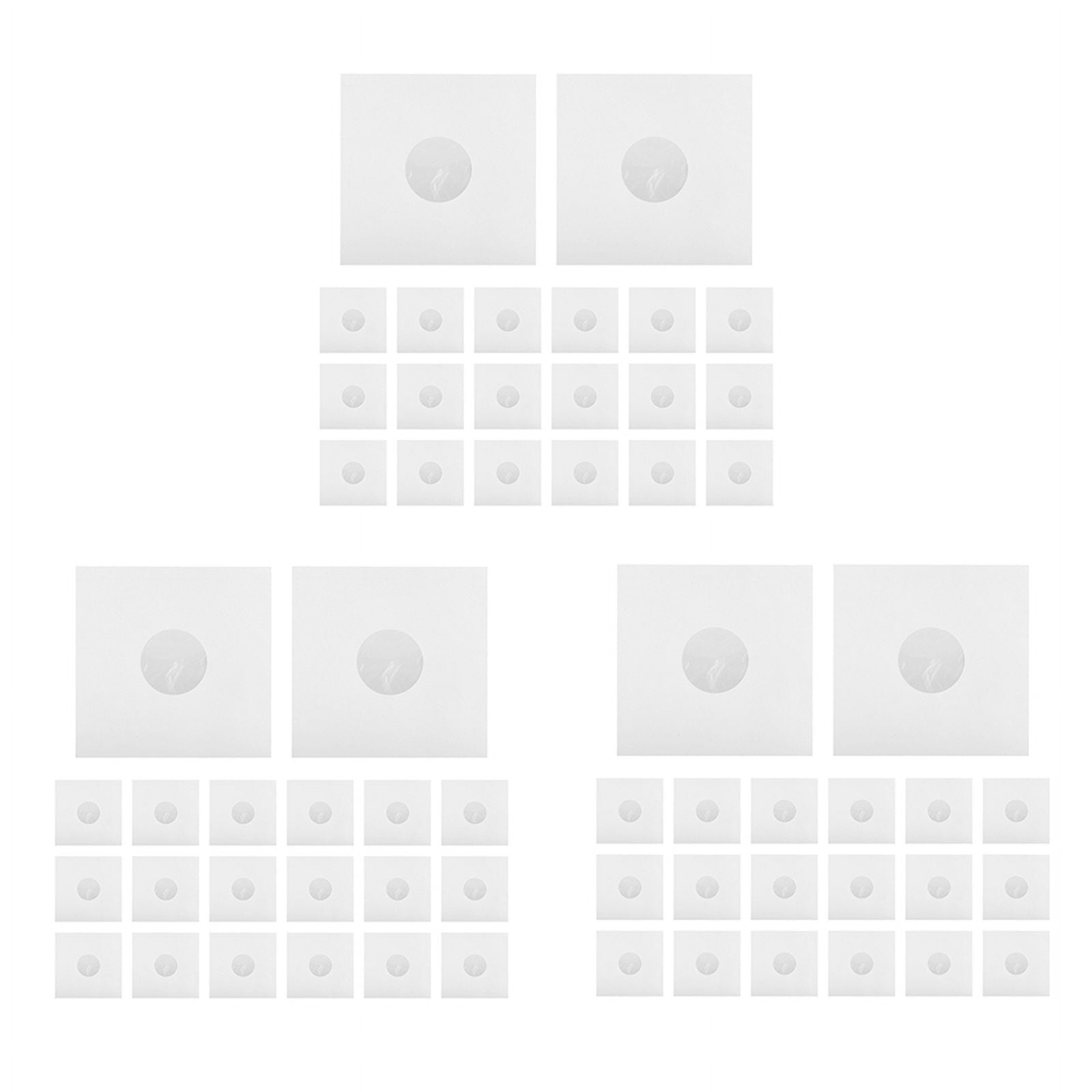 40Pcs Anti-Static Rice Paper Record Inner Bag Sleeves Protectors for 12 ...