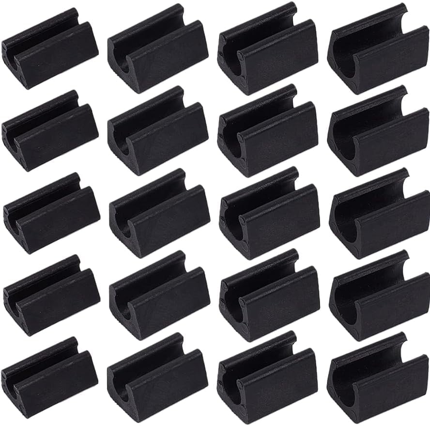 40Pcs Chair Legs Protectors Rectangle Shape Chair Legs Clips Cover ...