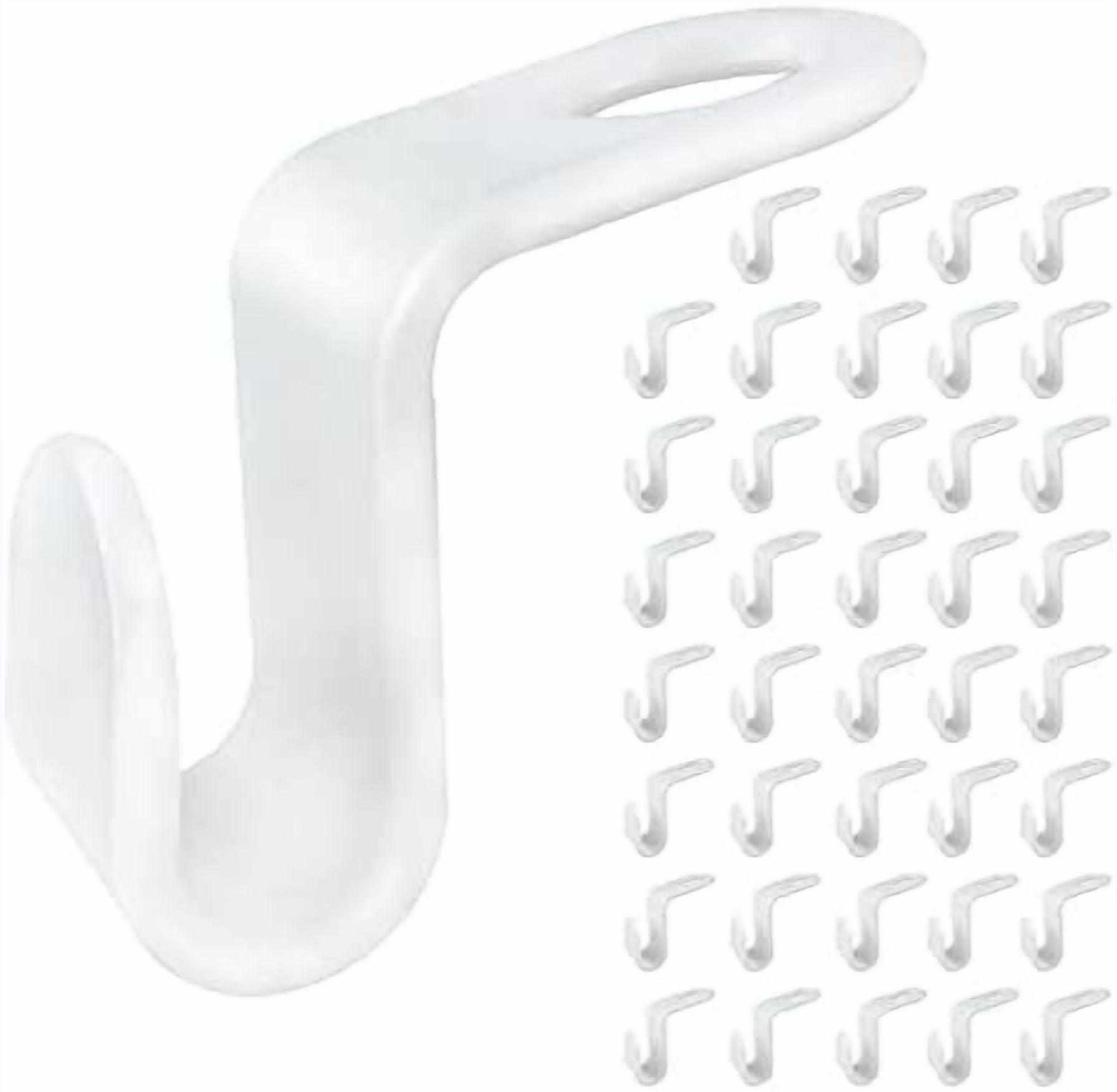 40Pcs Clothes Hanger Connector Hooks, Plastic Mini Closet Hanger ...