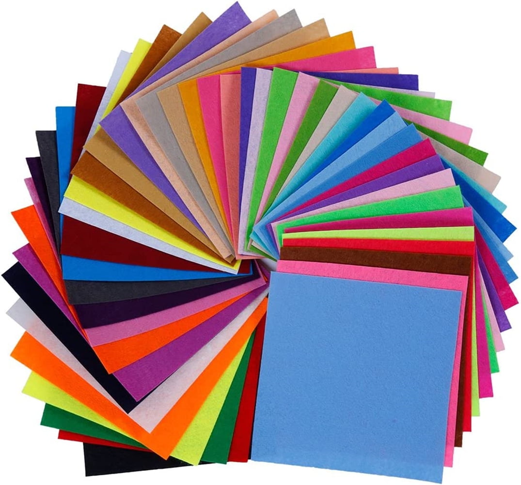 40Pcs Felt Fabric Sheets,GIXUSIL Textile Fabrics DIY Craftwork Felt ...