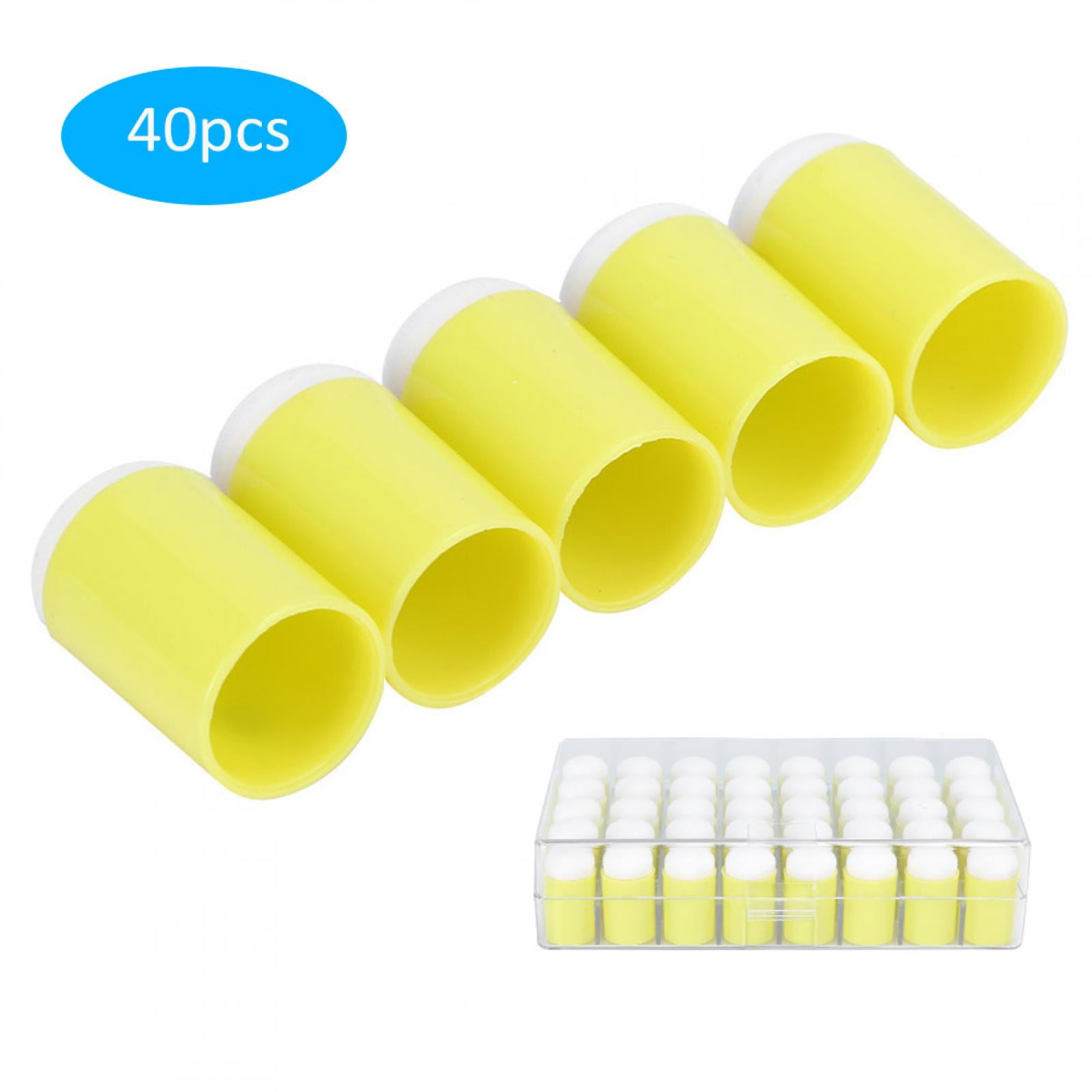 40Pcs Finger Sponge Daubers Art Craft Drawing Finger Special Sponge Art Ink Stamping Card Craft ...