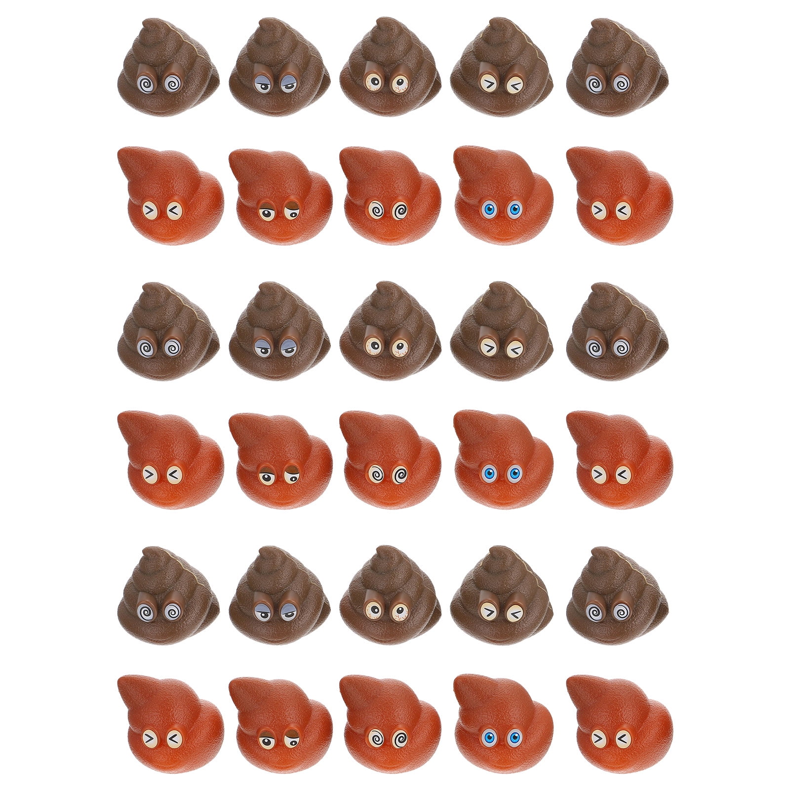 40Pcs Funny Poo Shape Toys Tricky Poop Toy Realistic Fake Poop Tossing ...
