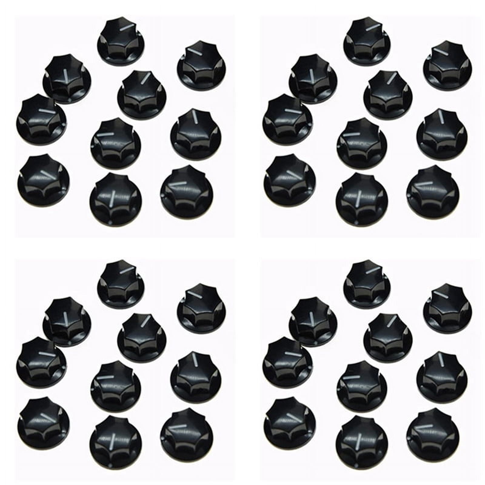 40Pcs Guitar Knobs Amplifier Amp Knob Bass Tone Volume Knobs for ...