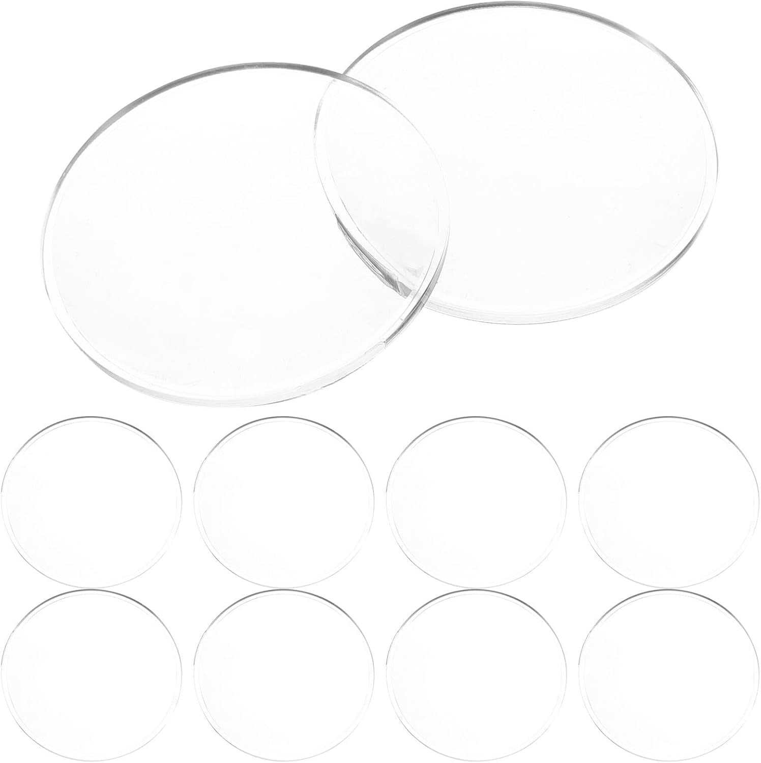 40Pcs Handheld Magnifying Glass Lens Set 42Mm Biconvex Reading ...