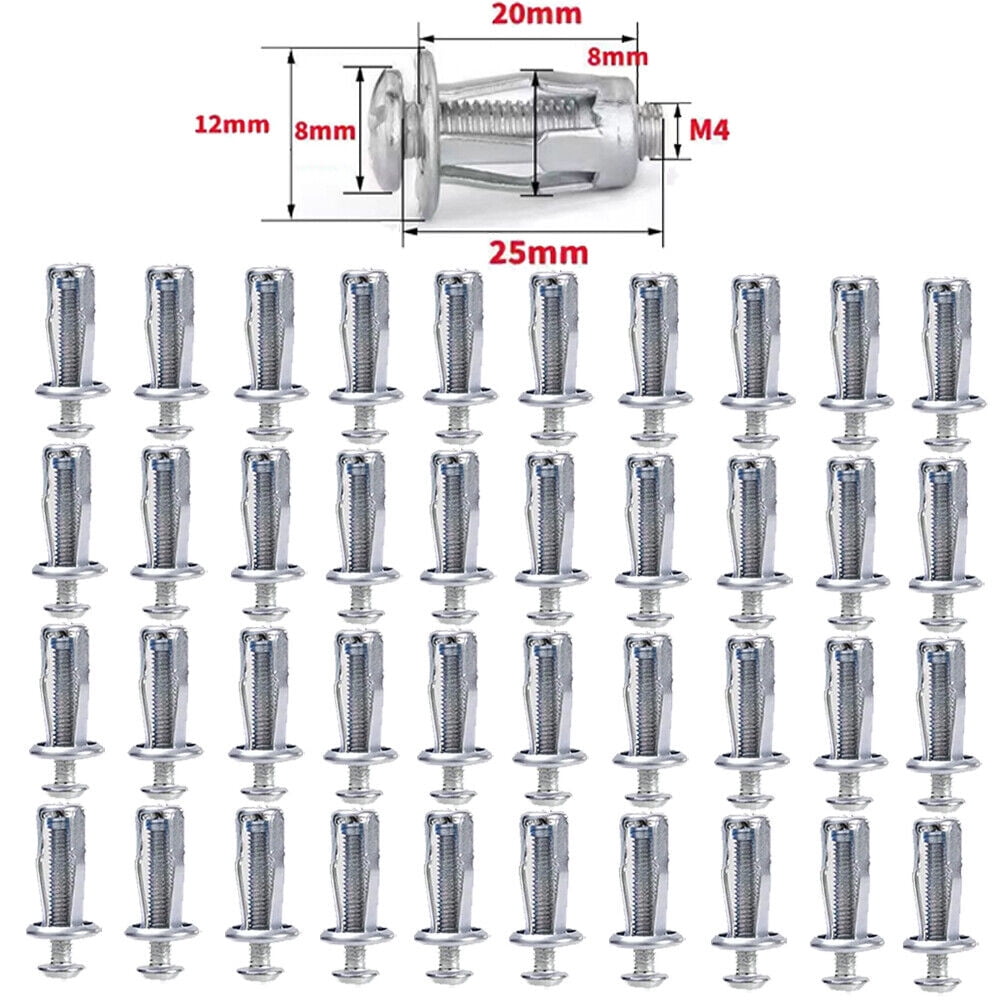 40Pcs Jack Nuts For Metal M4/M5/M6 Car Rivet Nut Tool Screw Petal Nut ...