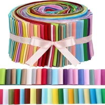 Heymaple 50Pcs Jelly Roll Fabric Strips for Quilting and Sewing, 4" x 4 ...
