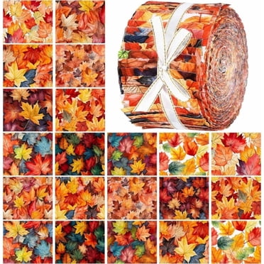Heymaple 40Pcs Jelly Roll Fabric Strips for Quilting and Sewing, 2.6