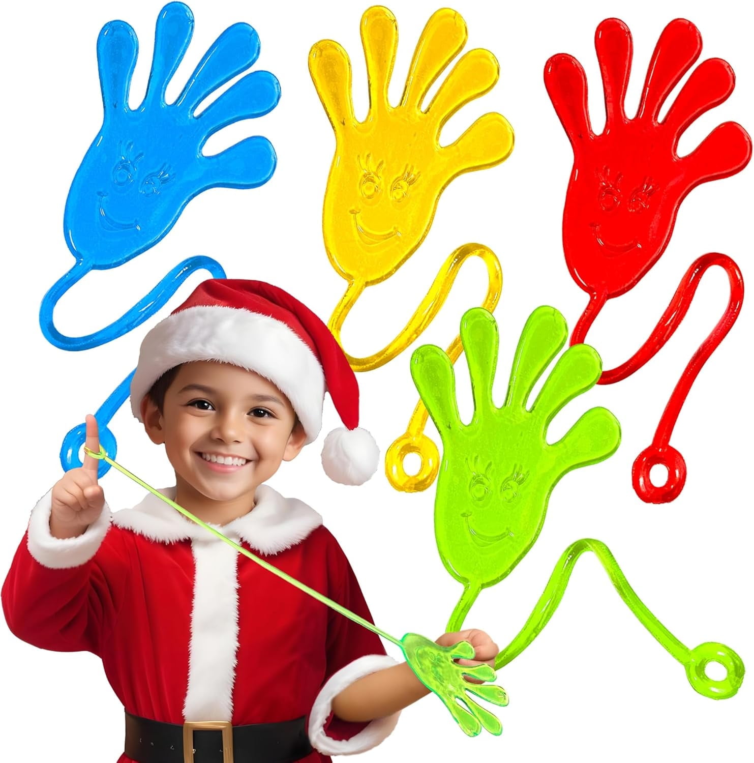 40Pcs Large Sticky Hands Party Favors Pack, 9 inches in Total Length ...
