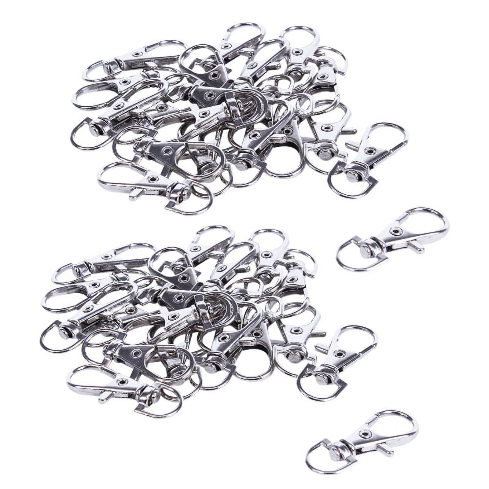 40Pcs Metal Lobster Trigger Swivel Clasp Hooks Clip Buckle Jewellery ...