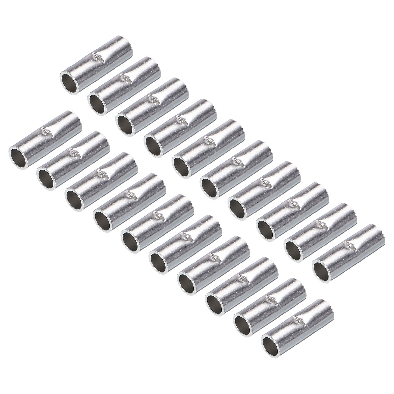 40Pcs Non Insulated Butt Connectors 6AWG Wire Connector BN-14 for ...