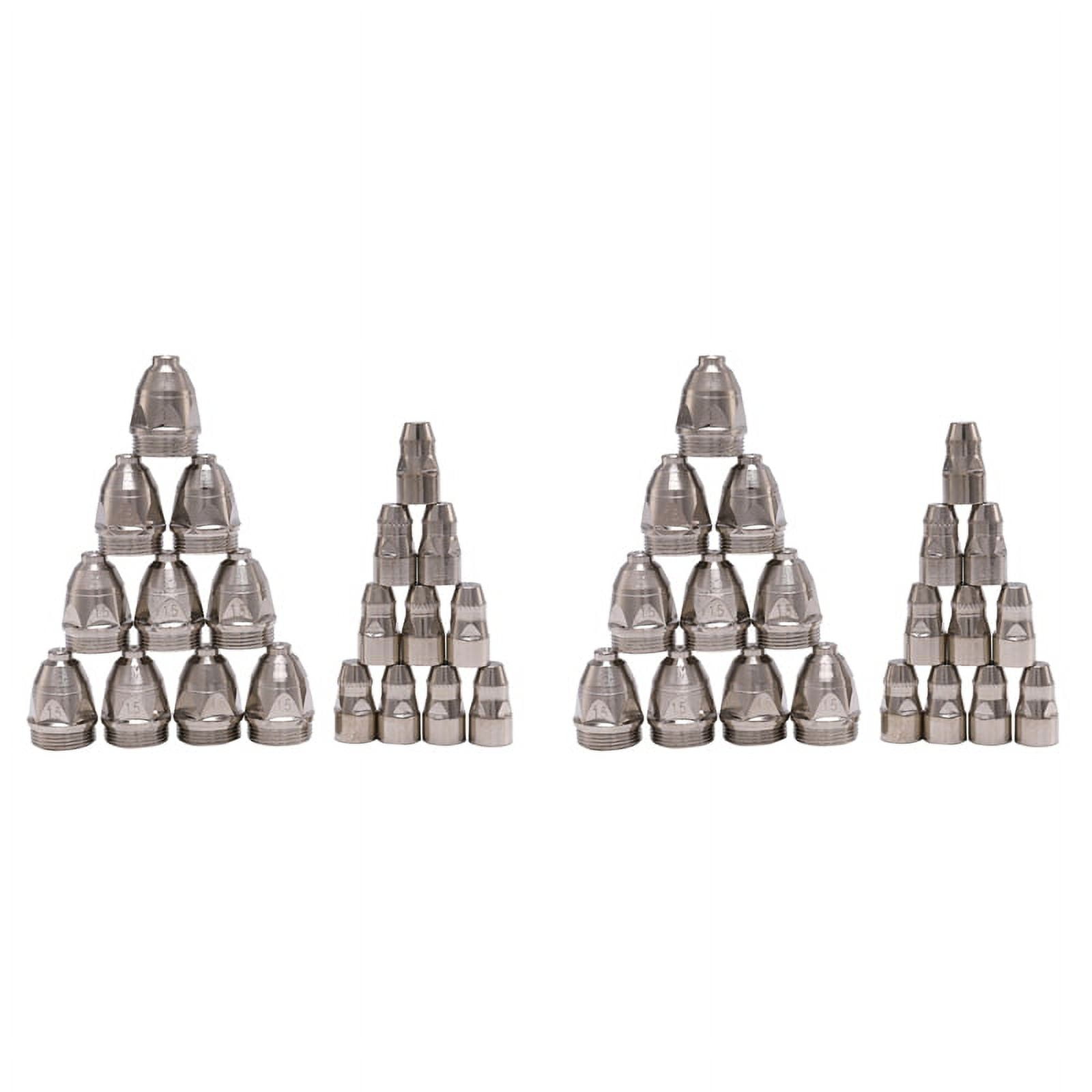 40Pcs P80 Plasma Cutting Torch Consumable Cutting CNC 80A P80 Plasma ...