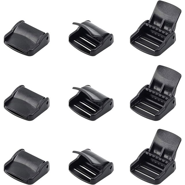 40Pcs Plastic Cam Lock Buckles Adjustable Lever Buckles for Webbing ...