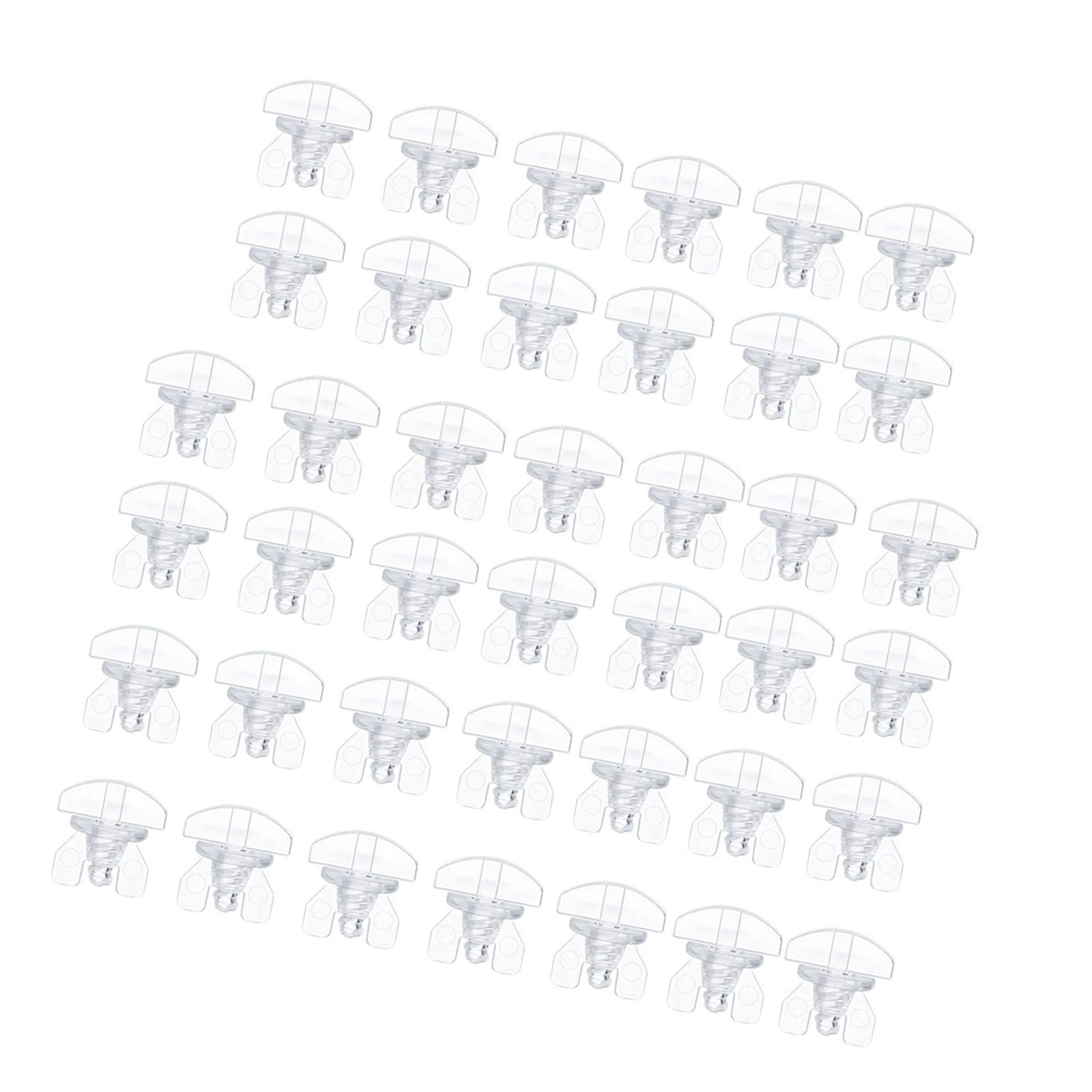 40Pcs Plastic Curtain Track Stoppers Replacement Drapery Rails Sliding ...